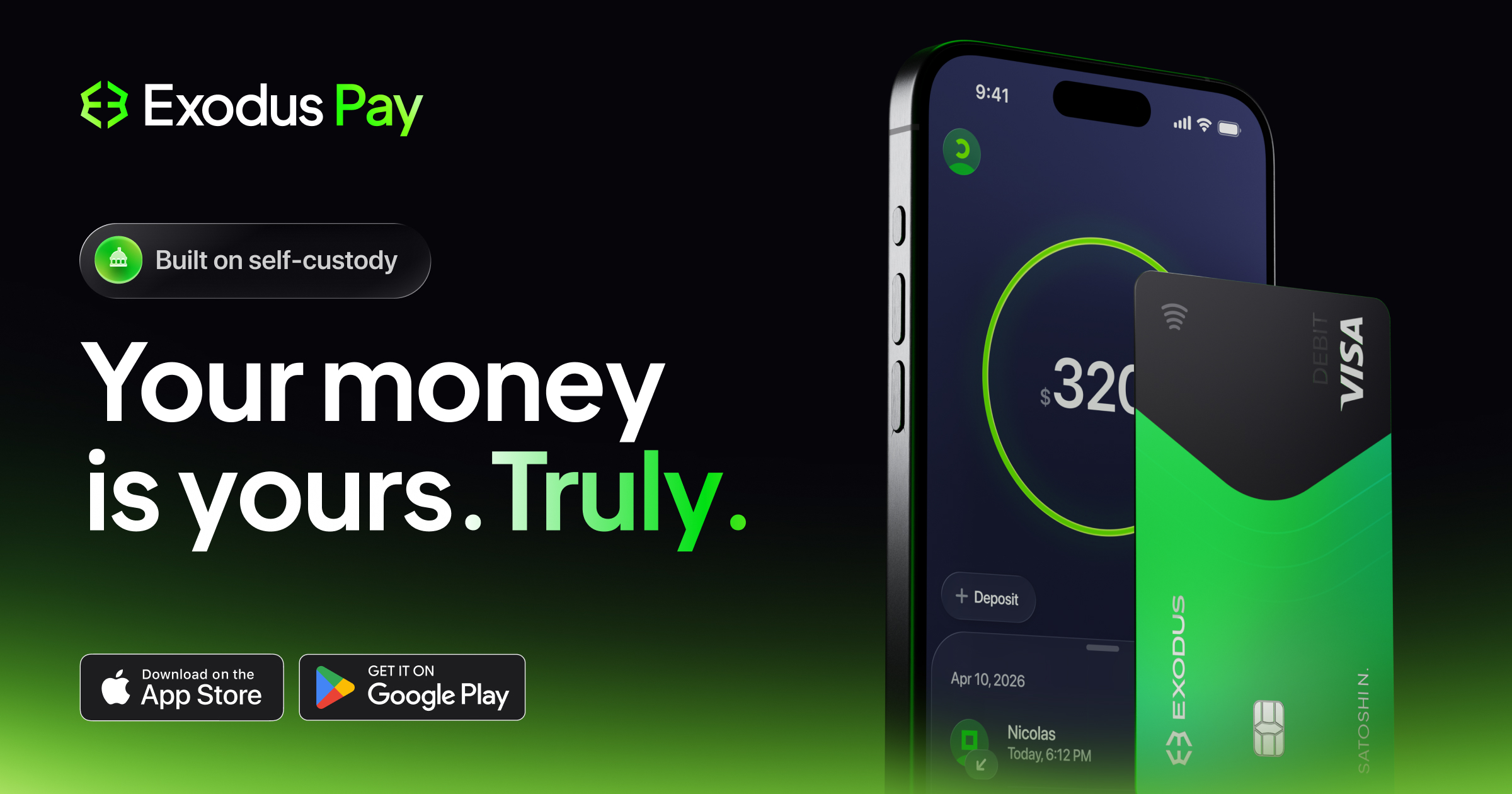 Exodus Pay - A new standard for money | Exodus